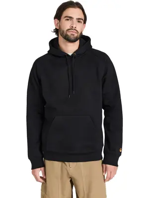 Carhartt Work In Progress Carhartt WIP Hooded Chase Sweatshirt Black/gold