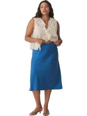DÔEN Elowena Midi Skirt - Blue Tourmaline