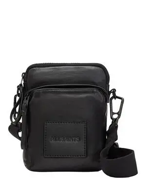 ALLSAINTS Leather Falcon Cross-body Bag - Black