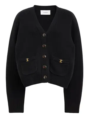 COACH Heritage C Cardigan Black