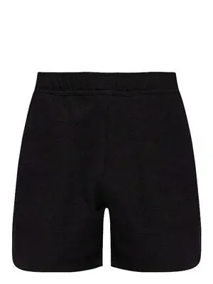 Burberry Ekd Technical Cotton Jacquard Shorts - Black