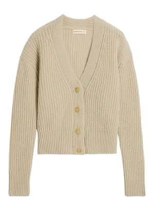 &daughter Brigid Cropped Cardigan - Beige