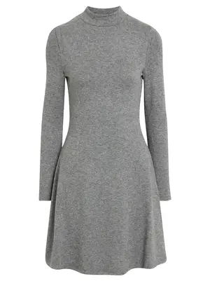 Vince Knitted Mini Dress - Gray