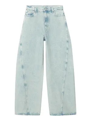 Cos Twist Barrel-Leg Jeans Blue