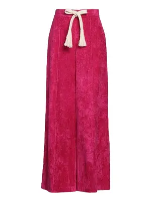 Erika Cavallini Corduroy Wide-leg Trousers - Pink