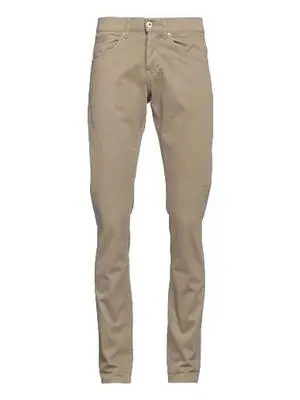 DONDUP DONDUP Cotton Elastane Gabardine Pants Beige