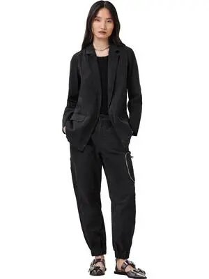 ALLSAINTS Florence Cargo Jogger Pants - Washed Black