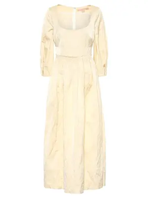 Brock Collection Ondina Midi Dress - Beige