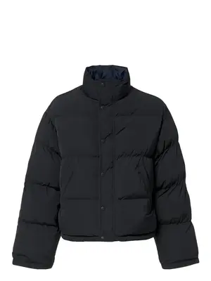 Balenciaga Loop Sports Icon Reversible Puffer Jacket - Black