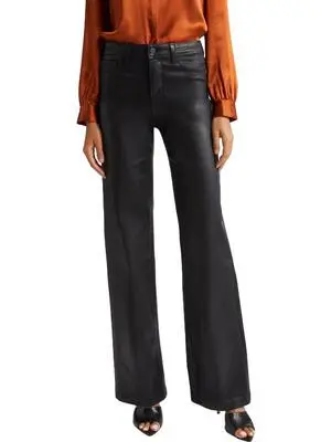 L'AGENCE Clayton High-Waist Wide-Leg Pants