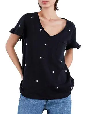 BILLY T Embroidered Stars T-shirt - Ink