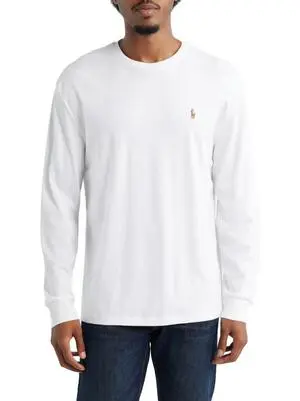 Polo Ralph Lauren Soft Touch Long Sleeve T-shirt - White