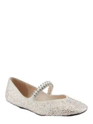 SPRING STEP SHOES Kailyn Mary Jane Flat - Light Beige Multi