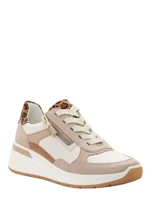 ARA Gardenia Wedge Sneakers - Shell/cream/sand