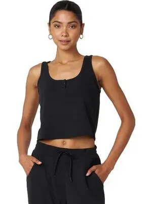 REBODY Rebody Active Retreat Waffle Tank Black