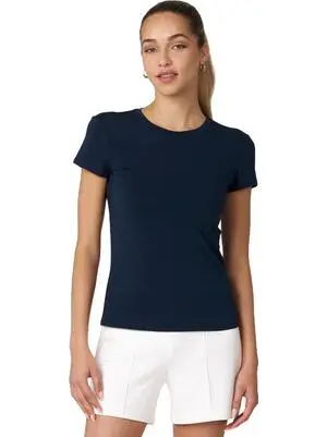 REBODY Rebody Active Fitted Short Sleeve Top Navy