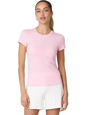 REBODY Rebody Active Fitted Short Sleeve Top Pink