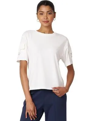 REBODY Rebody Active Cargo Short Sleeve Top White