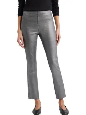 Frank & Eileen Derry Illusion Pull-on Pants - Platinum Glitter