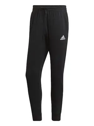 Adidas Essentials Single Jersey Tapered Cuff Pants - Black