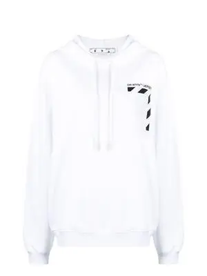 Off-White Logo Hoodie - White
