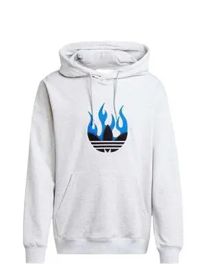 Adidas Logo Hoodie - Light Grey Heather