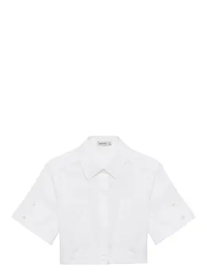 Simkhai Sabrina Shirt - White
