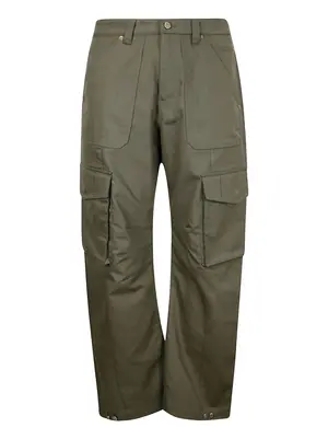 GOLDEN GOOSE Star Detail Cargo Trousers - Green