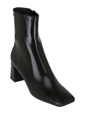 GIANVITO ROSSI 55mm Leather Ankle Boots - Black