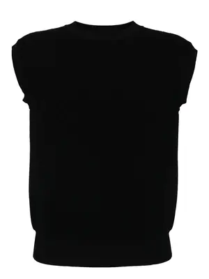 ONEFIFTEEN Sleeveless Knitted Top - Black