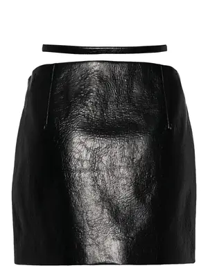 JUUN.J A-line Short Skirt - Black