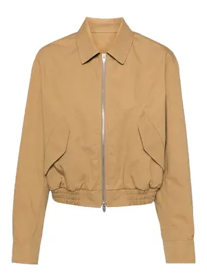 JUUN.J Zip-up Cotton Jacket - Neutrals
