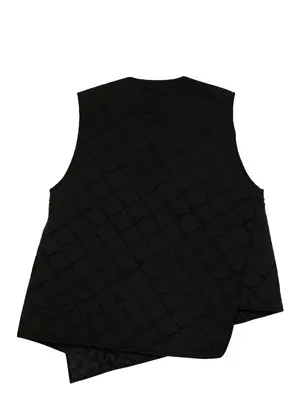 Comme Des Garçons Asymmetric Gilet - Black