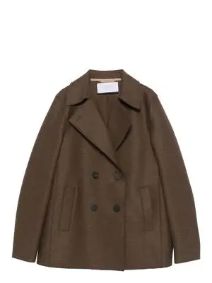 Harris Wharf London Virgin Wool Jacket - Brown