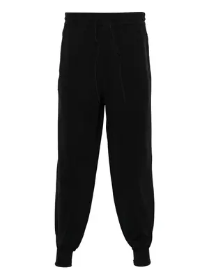 Y3 Cuffed Track Pants - Black