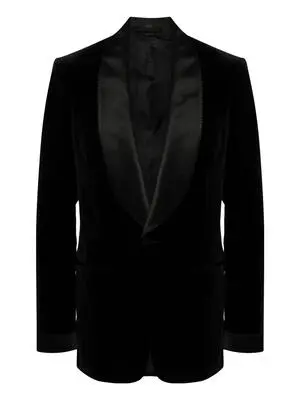 TOM FORD Velvet Blazer - Black