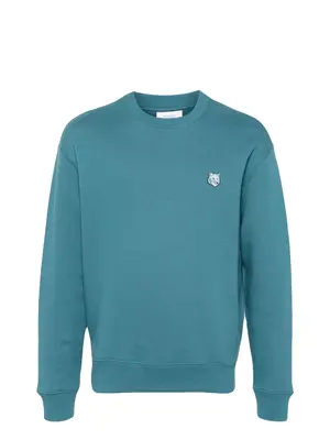 Maison Kitsuné Bold Fox Head Patch Sweatshirt - Blue