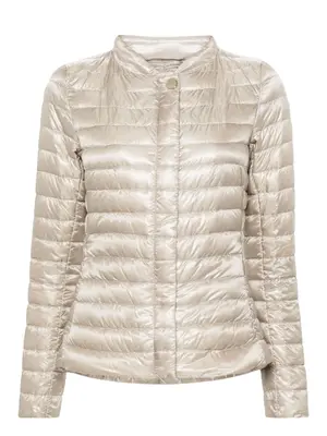 Herno Elena Quilted Puffer Jacket - Neutrals