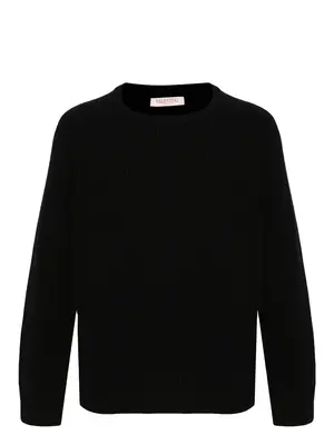 Valentino Garavani Chunky-knit Sweater - Black
