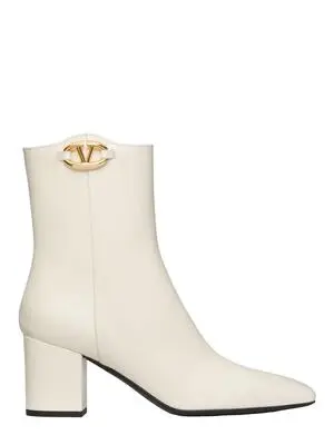Valentino Garavani 70mm Vlogo The Bold Edition Ankle Boots - Neutrals