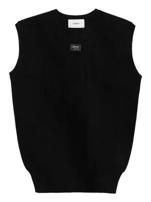 Coperni Fine-knit Sleeveless Top - Black