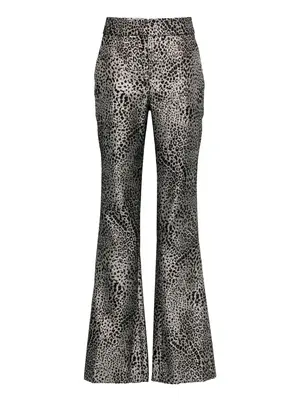 GENNY Genny Animalier Lurex Trousers