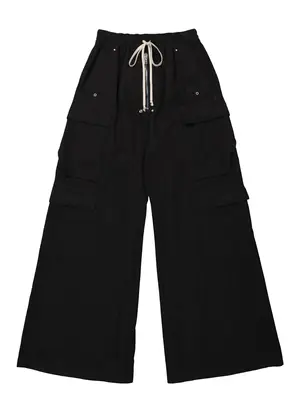 Rick Owens Drawstring Wide-leg Trousers - Black