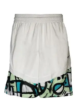 Nike Drifit Loose Fit Shorts - White/black/green