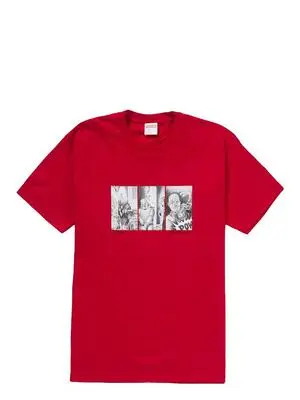 Supreme Mister Cartoon Pow Tee Shirt Red