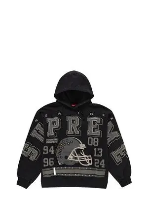 Supreme Studded Hooded Sweatshirt - Black