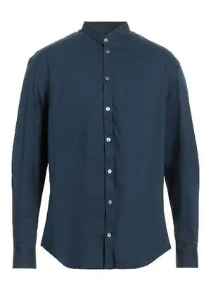 Emporio Armani Shirt Size Cotton, Polyamide, Elastane - Navy