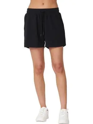REBODY Rebody Active Retreat Waffle Knit Shorts Black