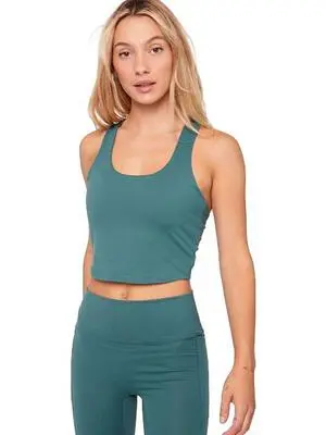 REBODY Rebody Active Juno Cloudlux Longline Bra Mediterranea Green