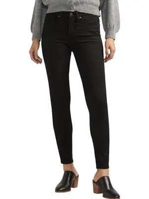 SILVER JEANS CO. Isbister High-rise Skinny Jeans - Black